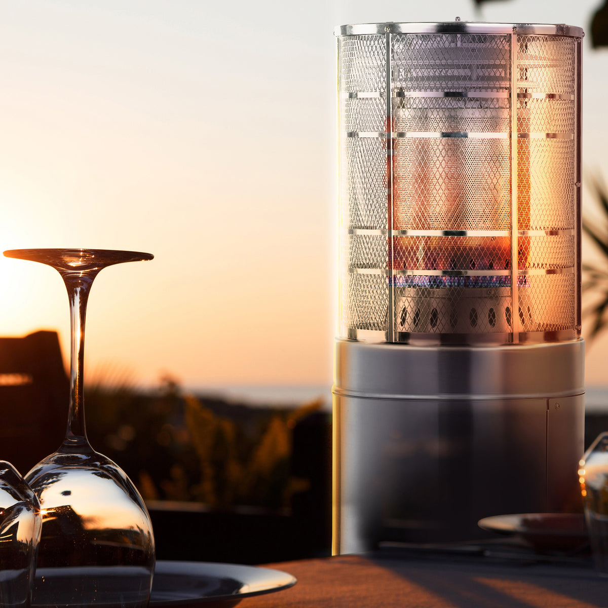 Gasmate Stainless Steel Deluxe Area Heater | AH2069CS | Outdoors Domain