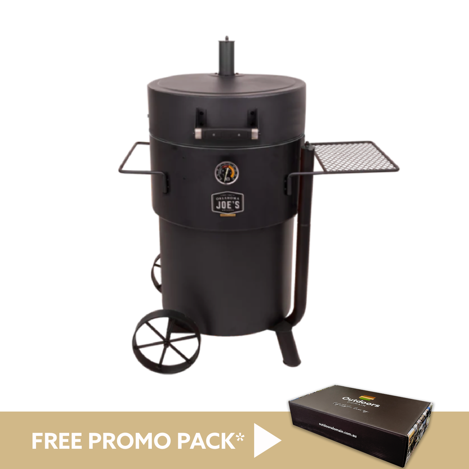 Oklahoma Joe's Bronco Pro Drum Smoker | 19202100 | Outdoors Domain