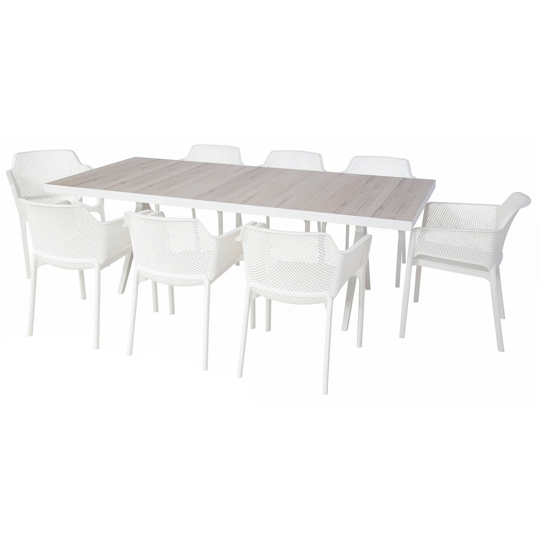 Excalibur Serenity Dining Table with Bailey Chairs