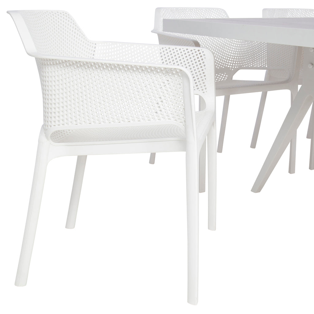 Excalibur Serenity Dining Table with Bailey Chairs