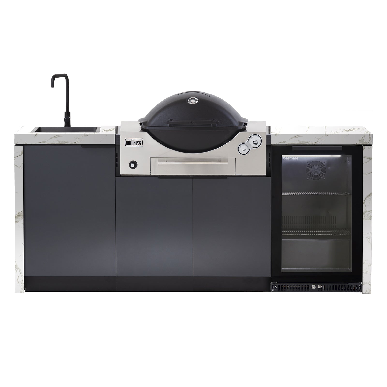 Cabinex Outdoor Kitchen Cabinetry Package to Suit Weber Family Q - Sma